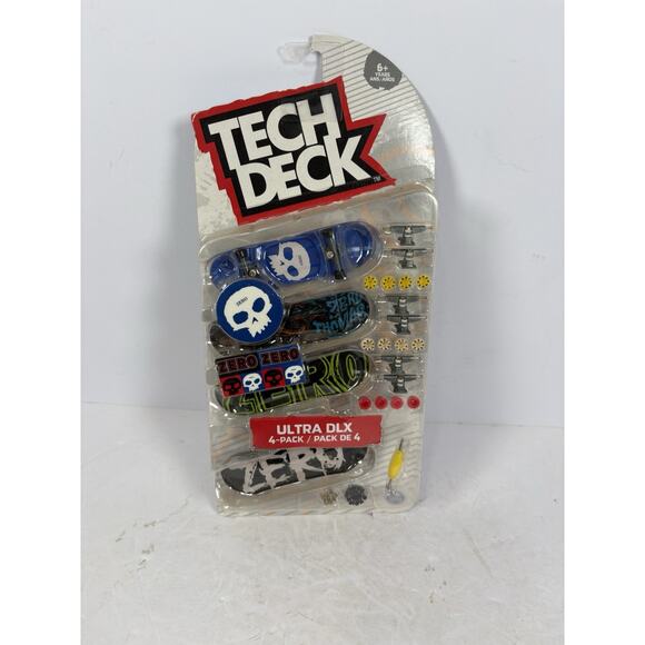 Tech Deck | Toys | Tech Deck Zero Ultra Dlx Deluxe Skateboard 4pack ...